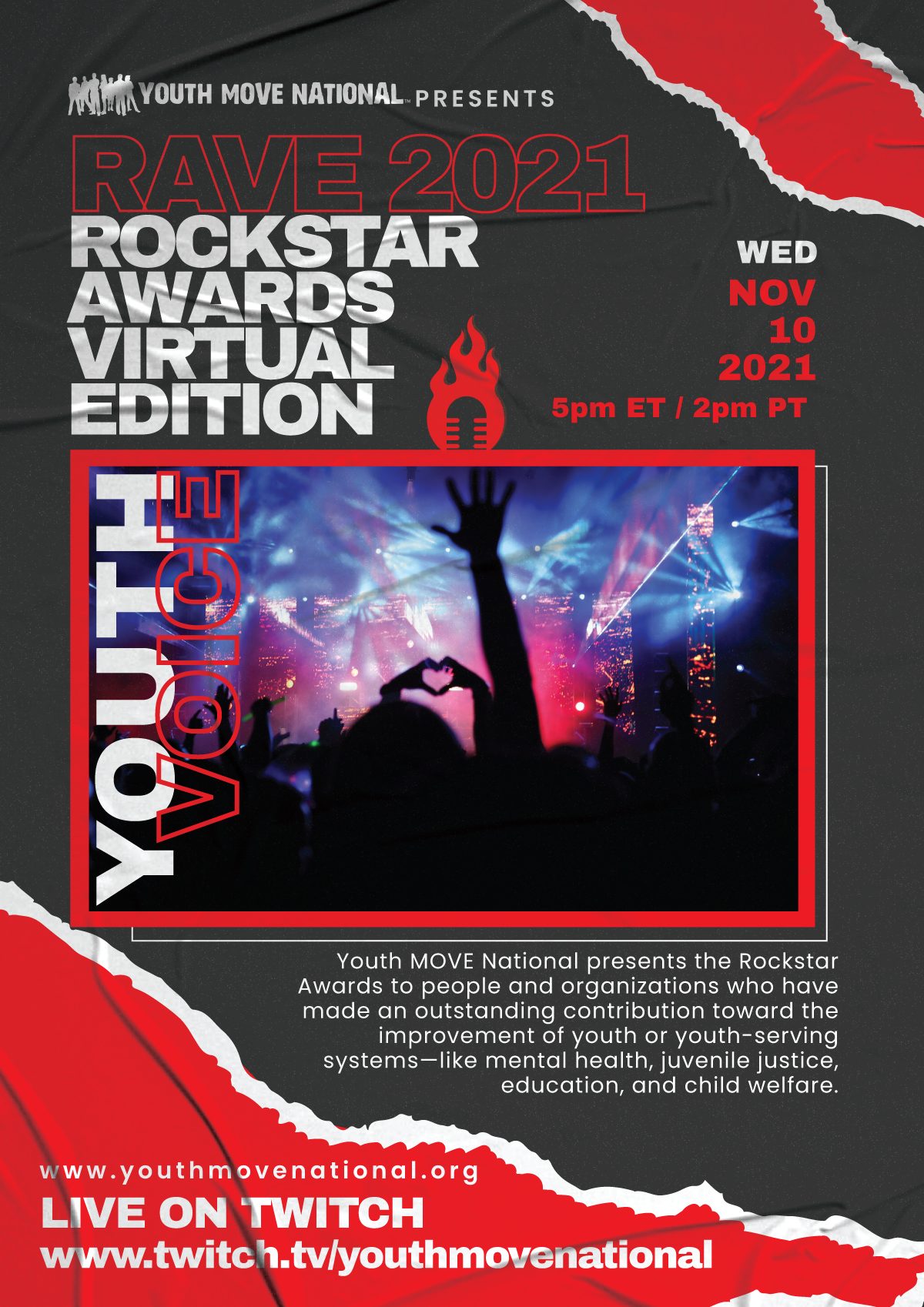 The Rockstar Fundraiser - Youth MOVE National