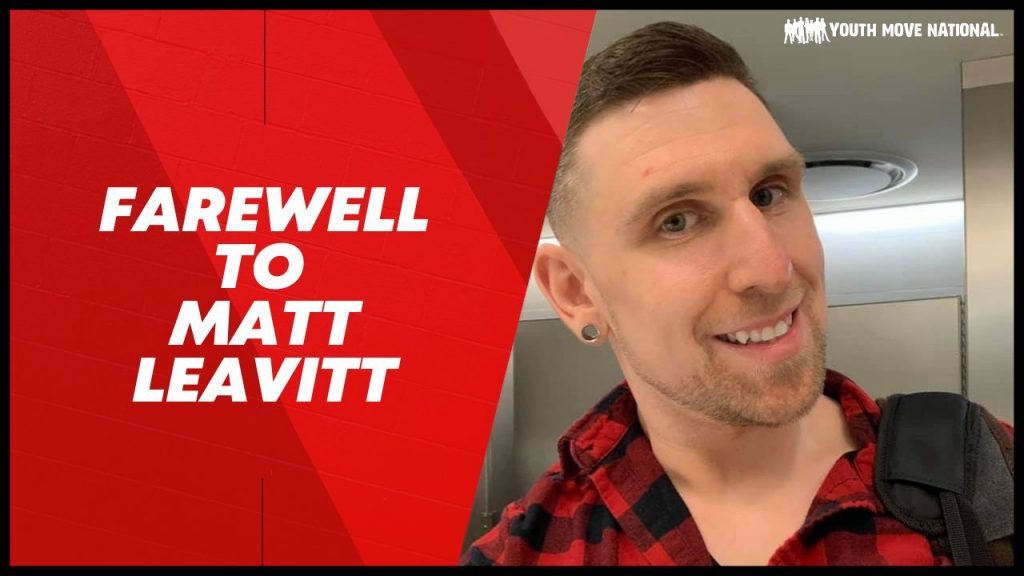 Farewell to Communications Director, Matt Leavitt! - Youth MOVE National